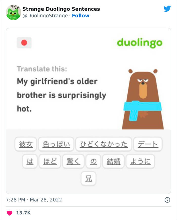 Duolingo s Weird And Cursed Radom Sentences That Are Insanely Funny Duolingo s Weird And Cursed Radom Sentences That Are Insanely Funny