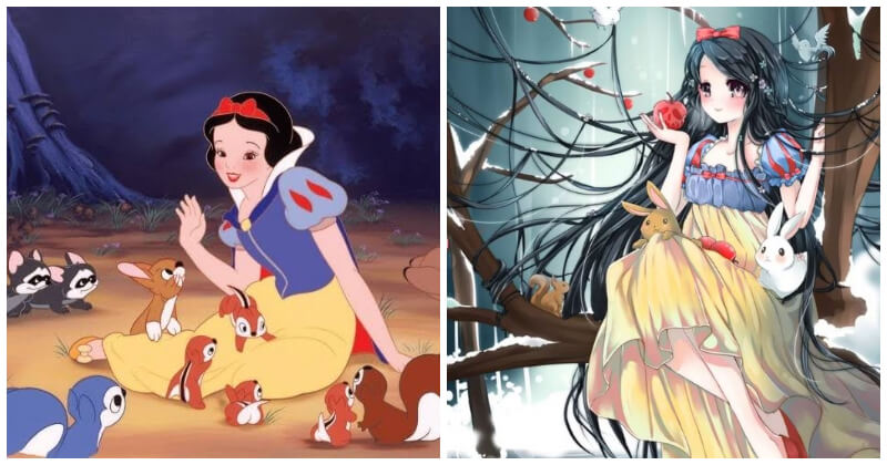 10 Disney Princesses Reimagined As Anime Characters